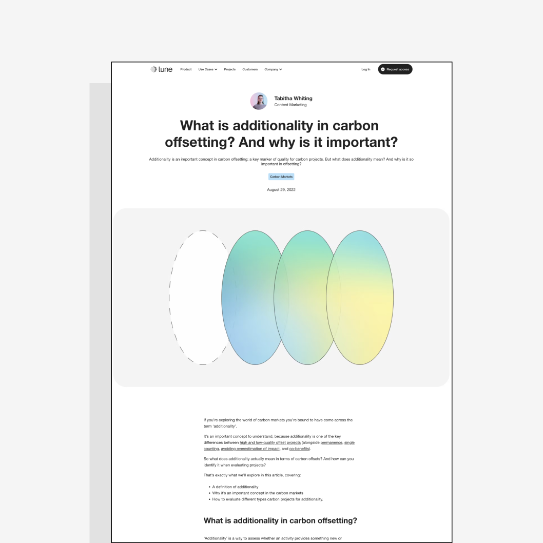 Case studies / Lune – Tabitha Whiting: High-impact content for high ...
