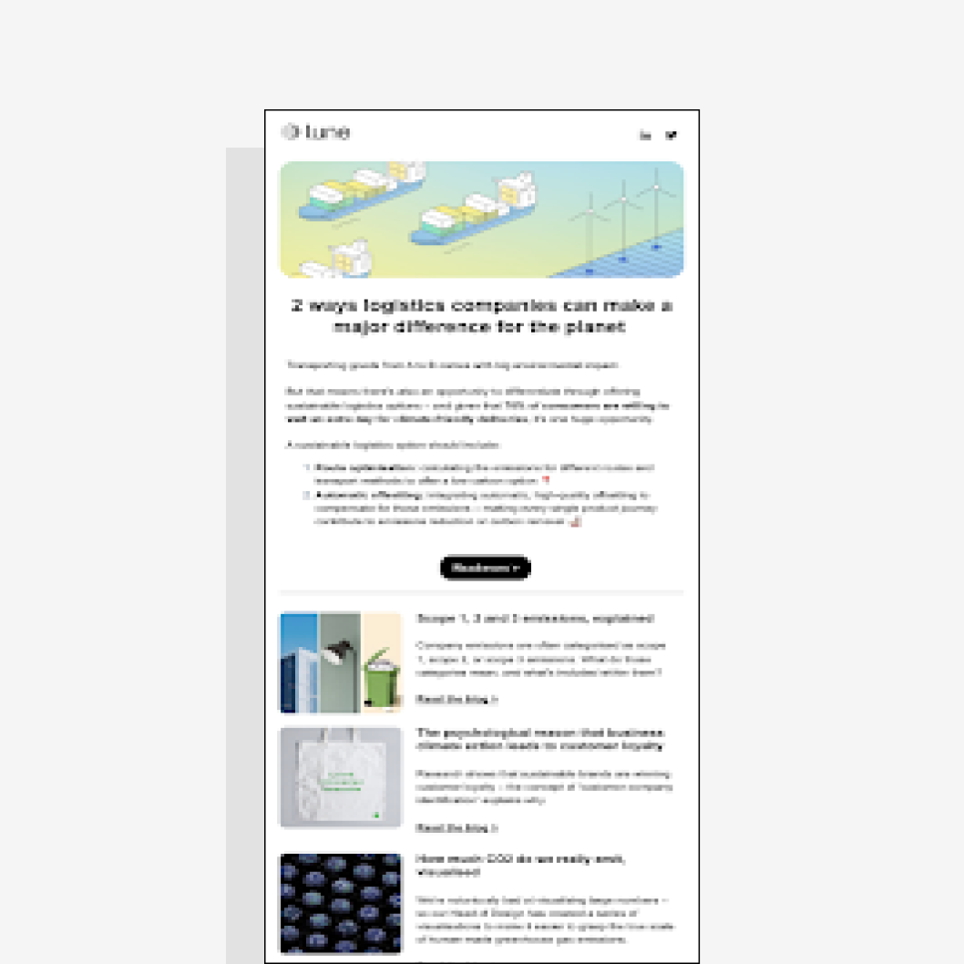 Projects / Lune – Tabitha Whiting: freelance content writer and strategist