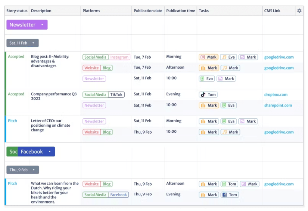 How to build an effective content calendar (ft. templates and tools ...
