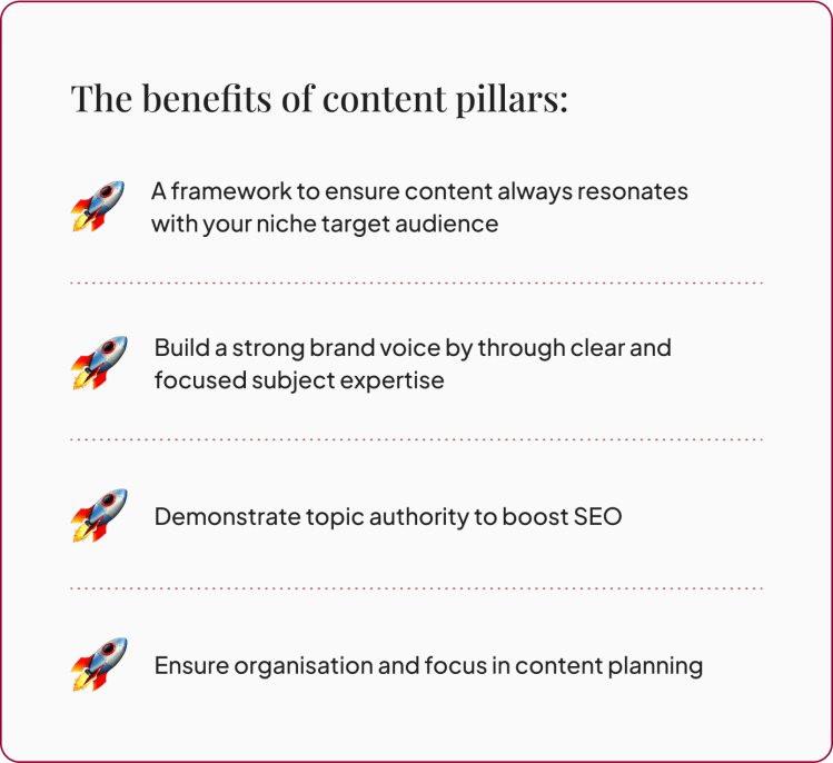 How to implement content pillars for a more focused content strategy ...