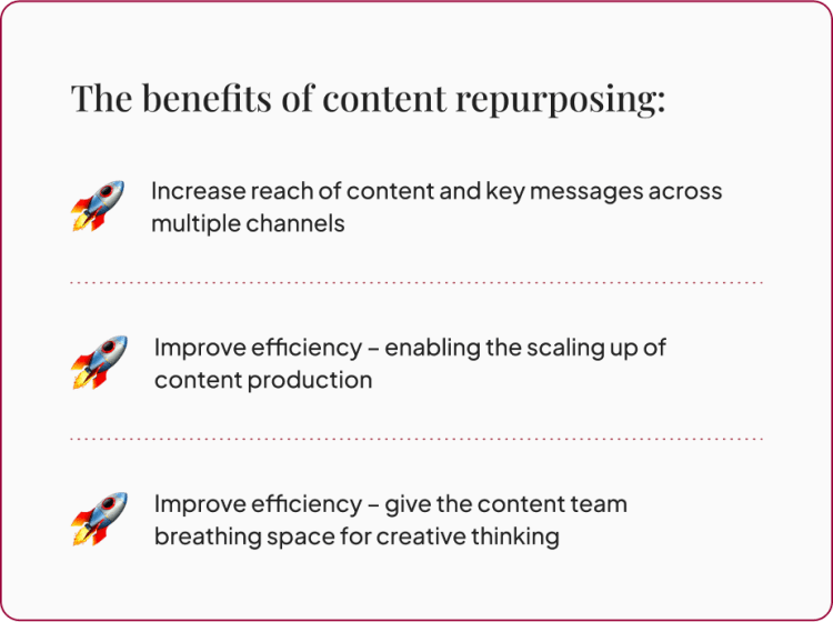 Content repurposing guide: get more from existing content – Tabitha ...